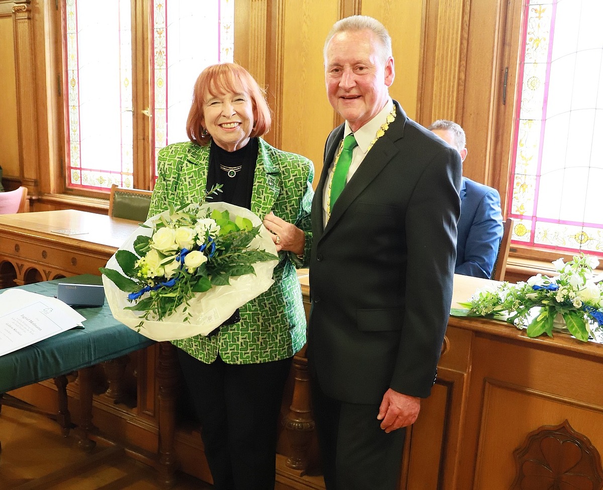 Ingrid Hofmann erhält Goldenes Kleeblatt - I. K. Hofmann GmbH